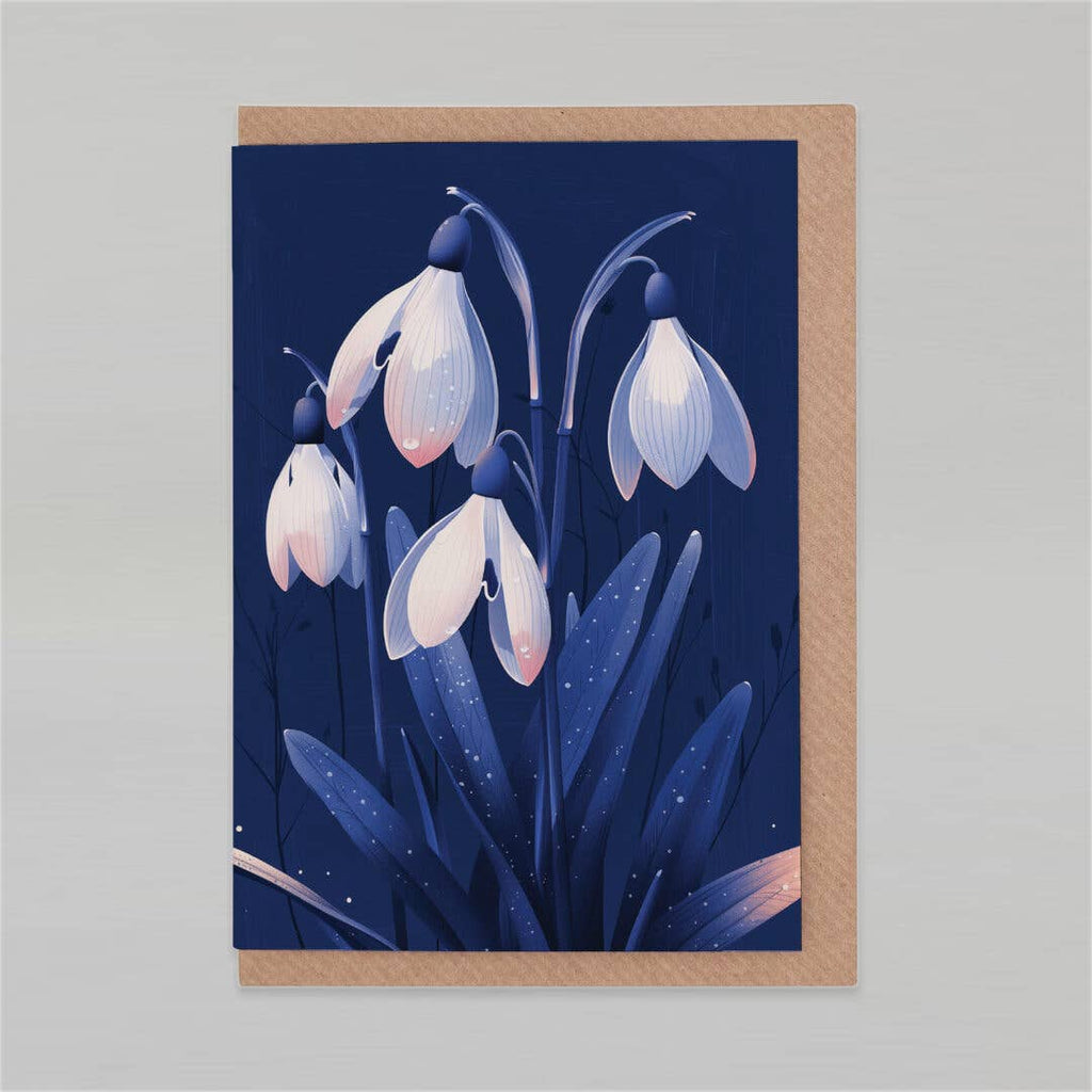 Snowdrop Greeting Card – NORDIC.CHRISTMAS