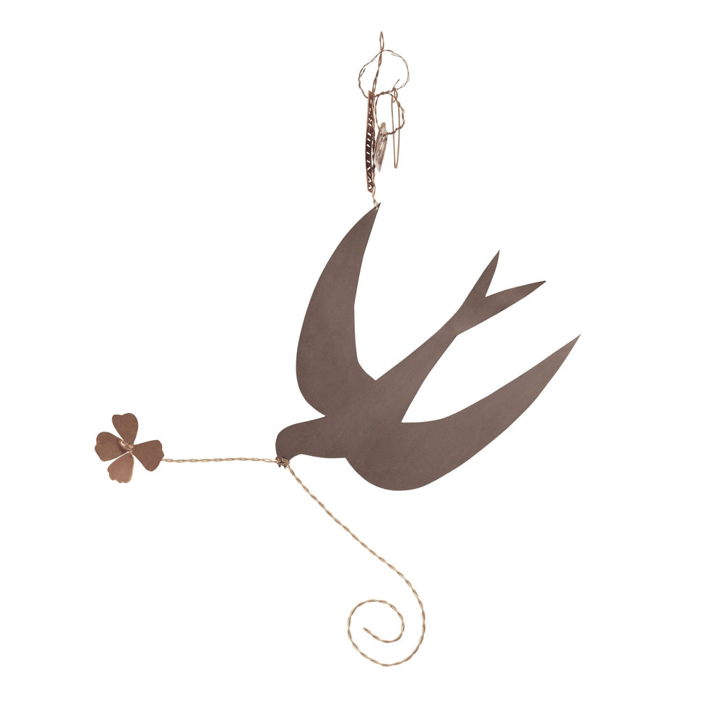 Walther & co Good Luck dove with clover – NORDIC.CHRISTMAS